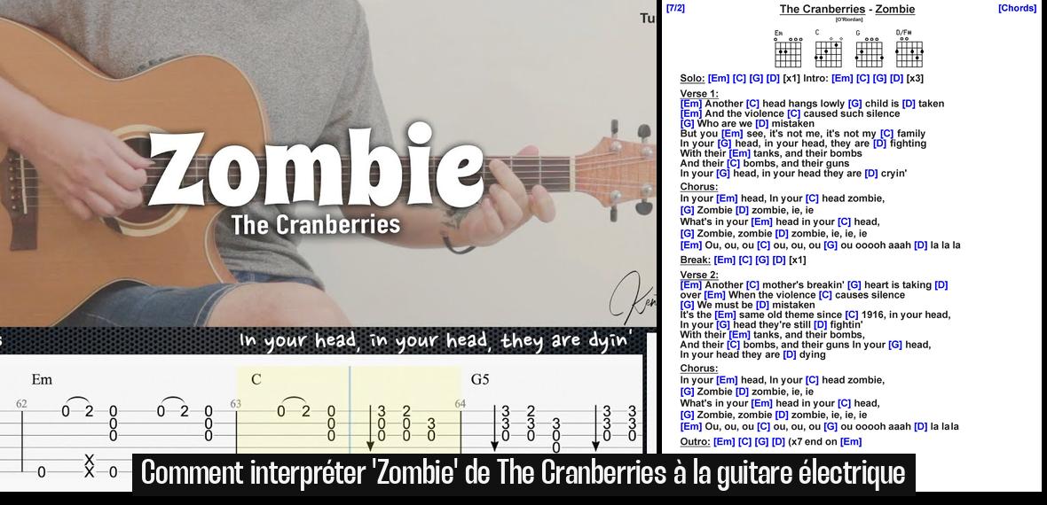 Comment interpréter 'Zombie' de The Cranberries à la guitare électrique ...